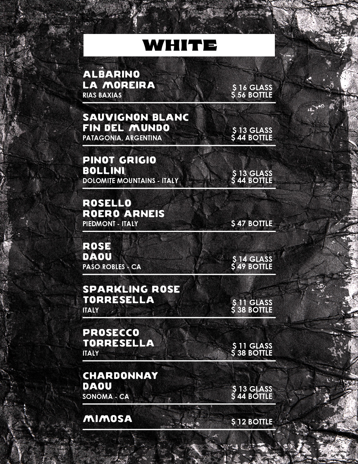 Menu - Magic13brewing