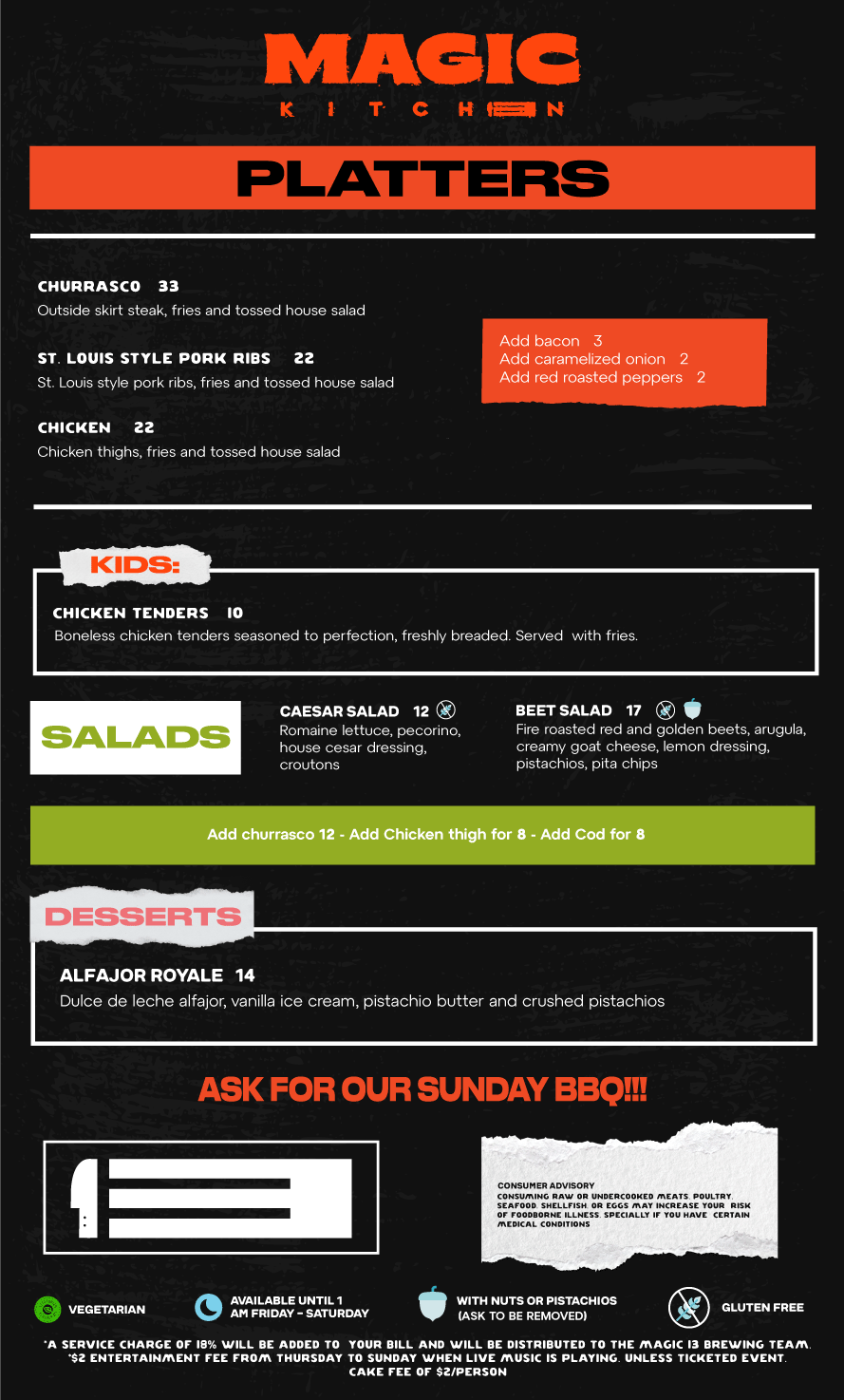 Menu - Magic13brewing