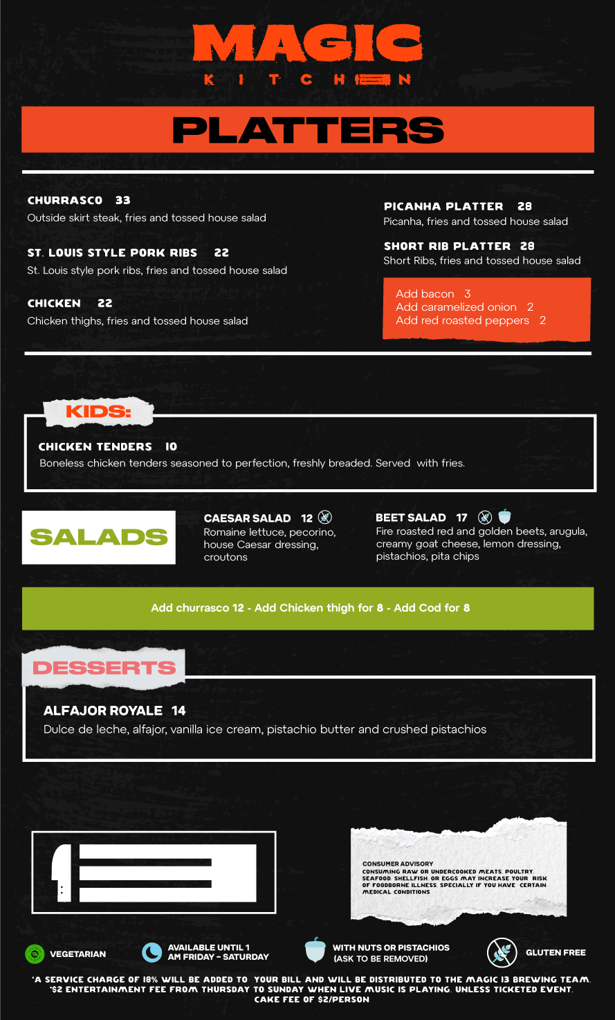 Menu - Magic13brewing